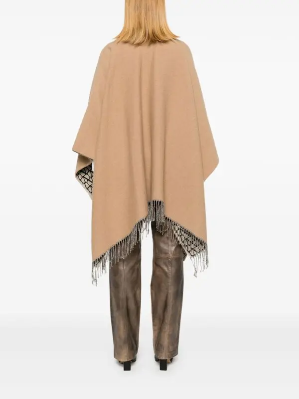 Valentino Garavani Toile Iconographe Cape - Brown