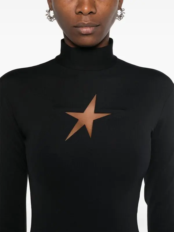 MUGLER Star Top - Black