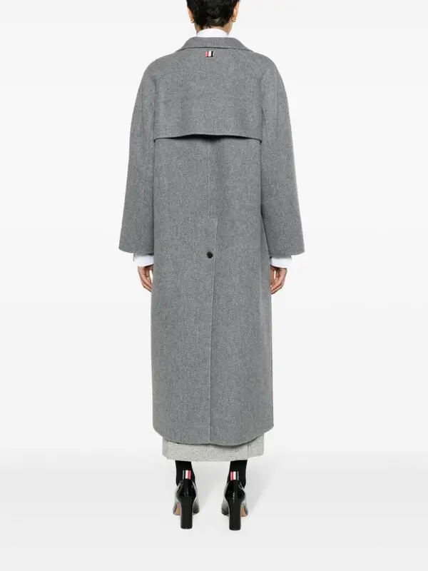 Thom Browne Wool-blend Maxi Coat