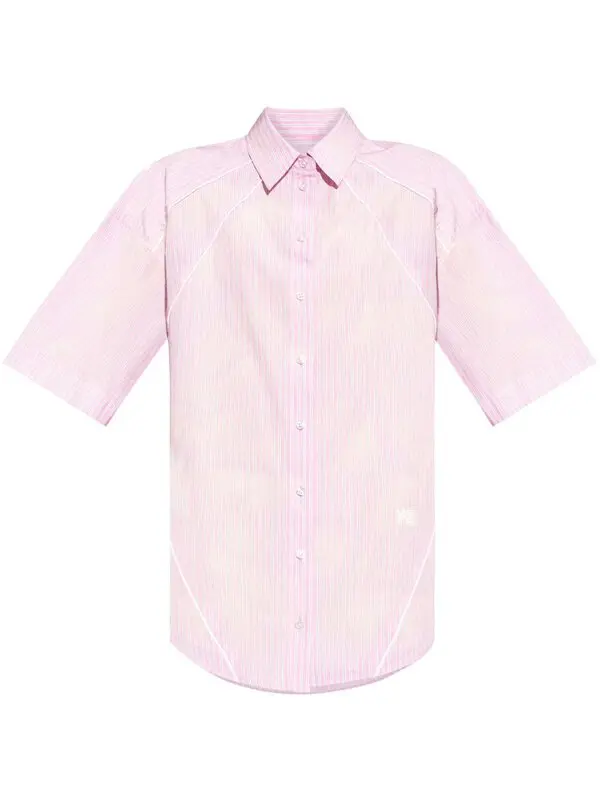 Alexander Wang Logo-embroidered Shirt Dress