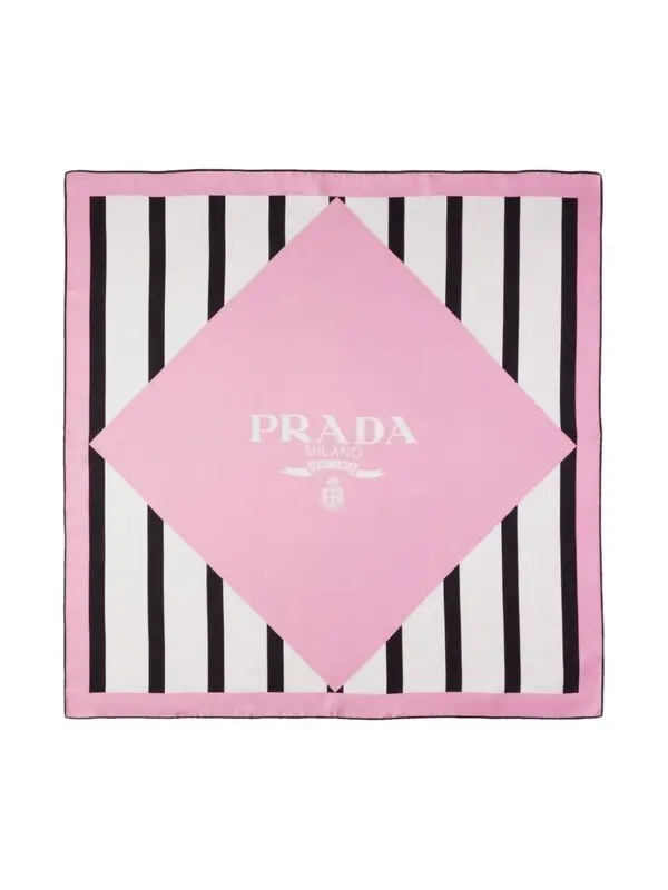 Prada Logo-print Scarf