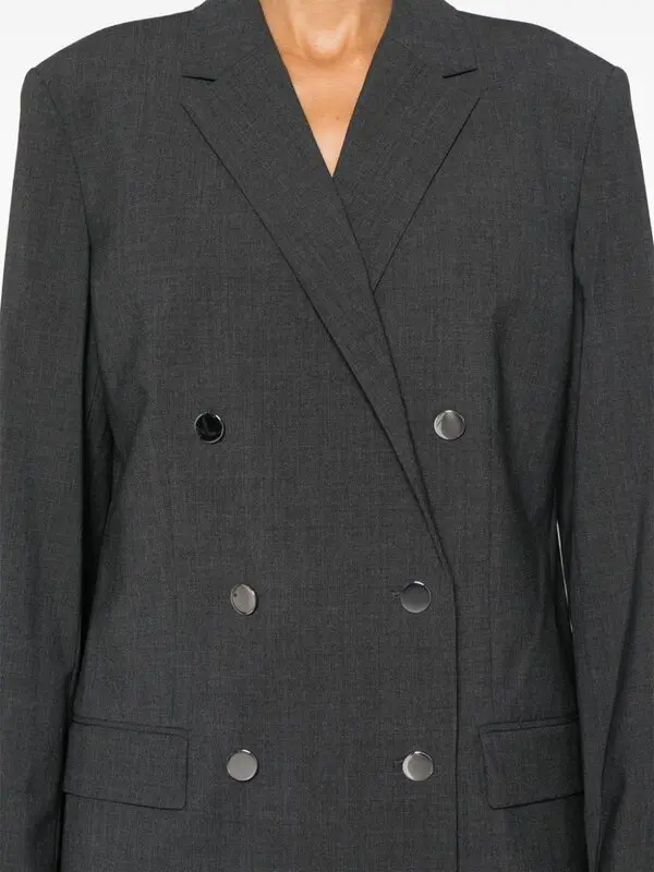 Theory Double-breasted Blazer - Grey
