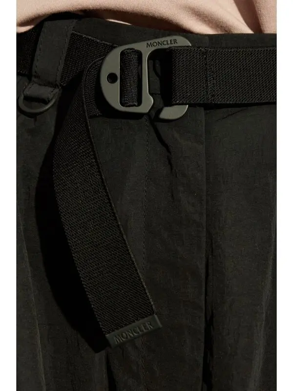 Moncler Belted A-line Skirt - Black
