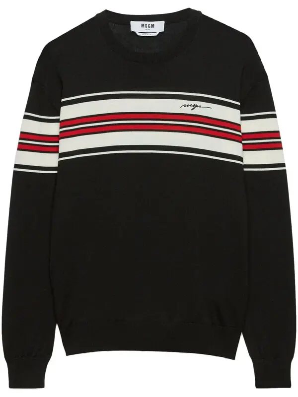 MSGM Chest Stripe Jumper