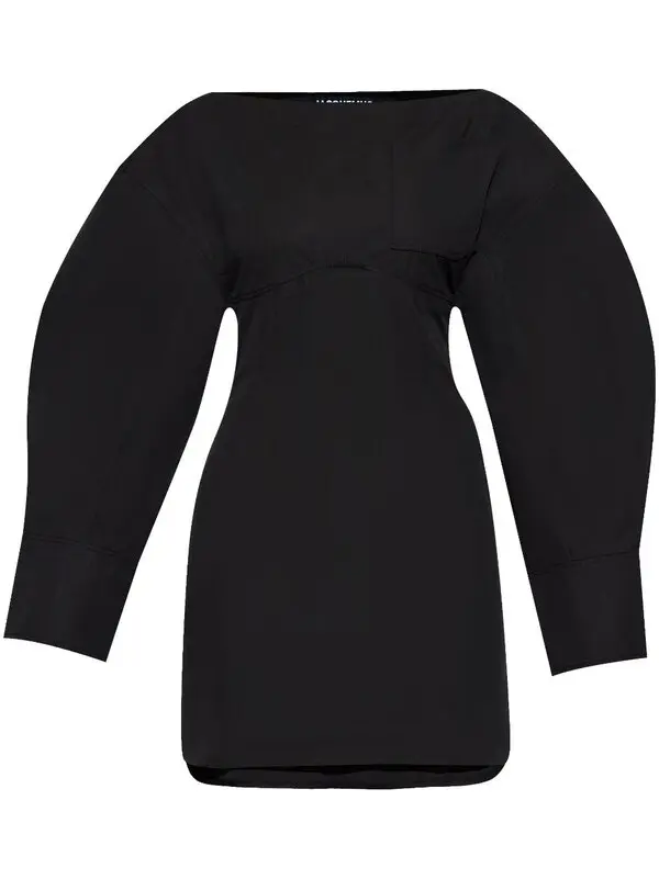 Jacquemus La Robe Chemise Casaco Dress - Black
