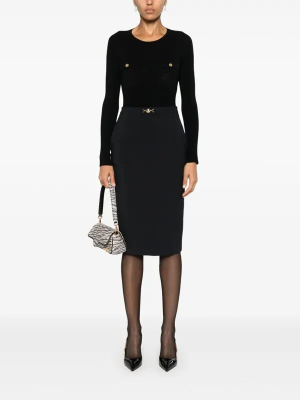 Elisabetta Franchi Logo-embroidered Jumper