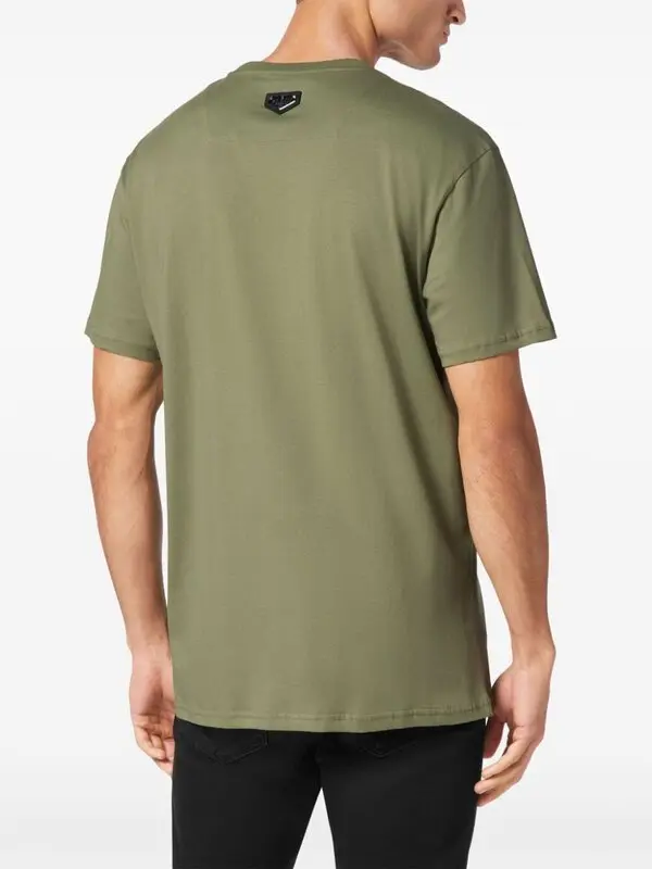 Philipp Plein Print Skull T-shirt - Green