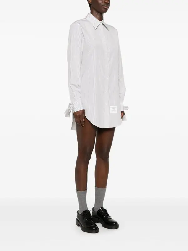 Thom Browne Bow-cuff Shirt Dress