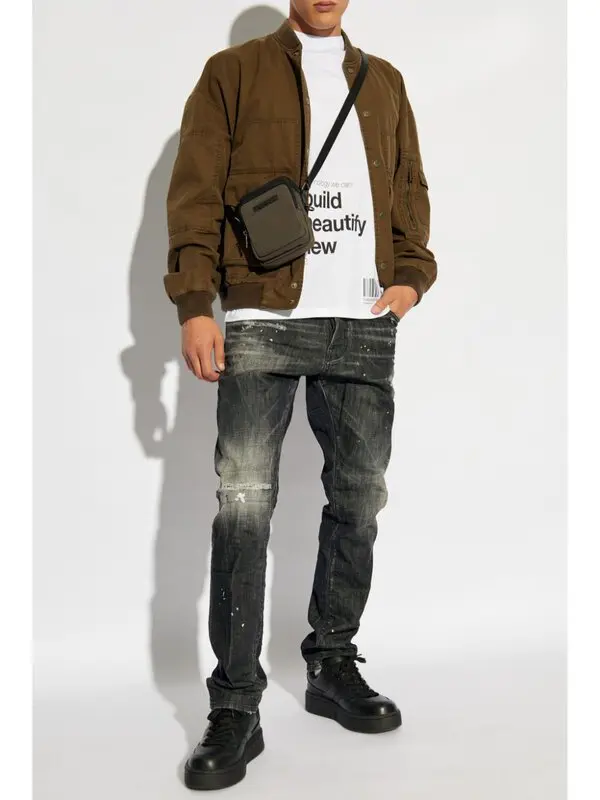 Dsquared2 Distressed Slim Jeans - Black