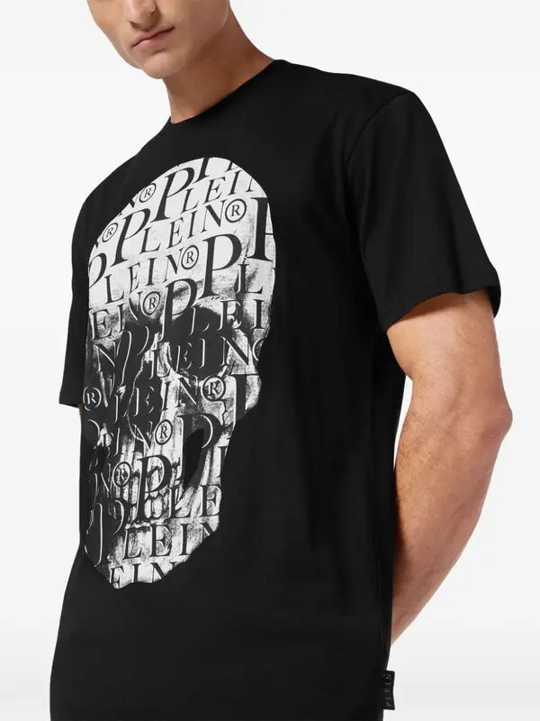 Philipp Plein Print Skull T-shirt - Black