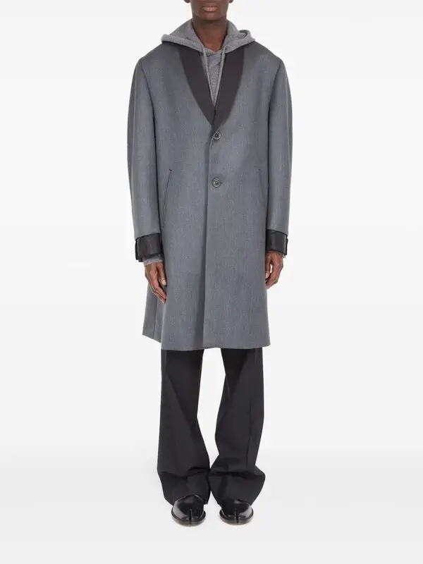 MAISON MARGIELA Layered Twill Coat