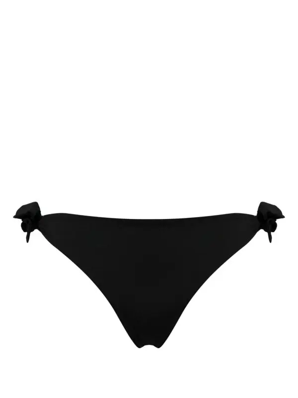 Emporio Armani Side-tie Bikini Bottom - Black