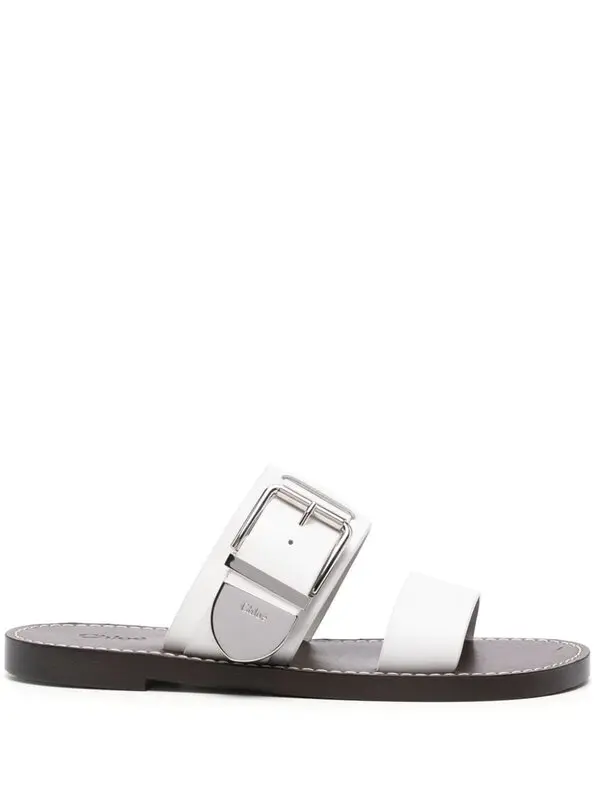 Chloé Rebecca Slides - White