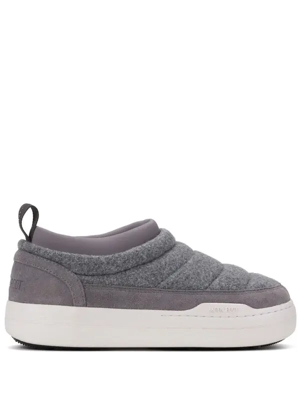 Moon Boot Park Logo Sneakers - Grey