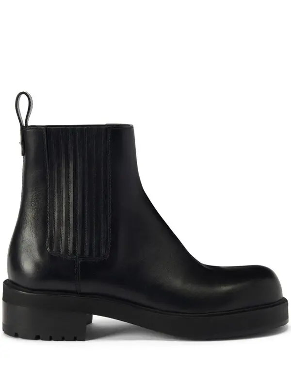 GIUSEPPE ZANOTTI Peyen Leather Ankle Boots