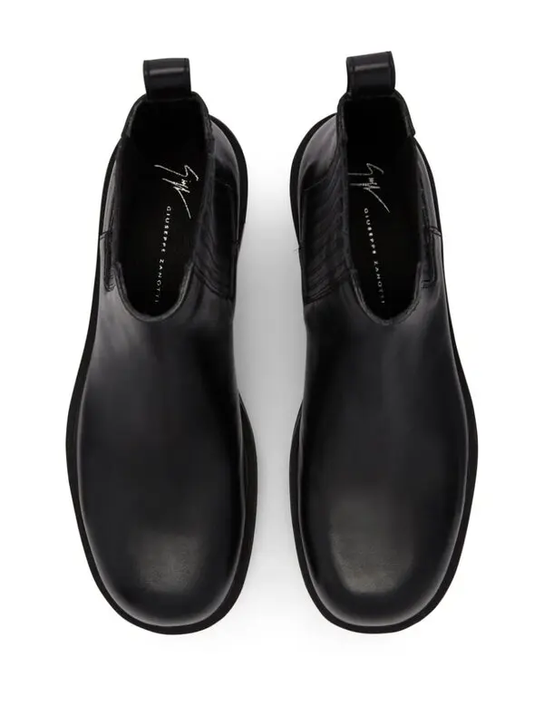GIUSEPPE ZANOTTI Peyen Leather Ankle Boots