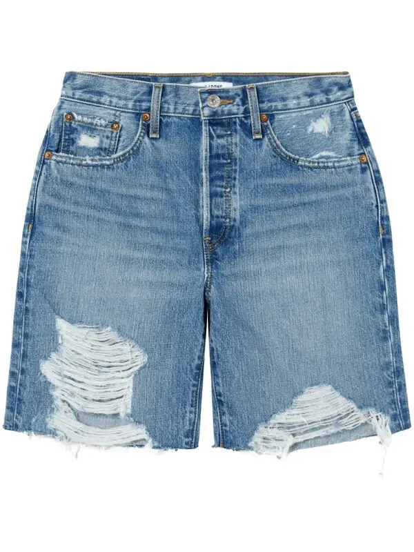 RE/DONE Long Denim Shorts