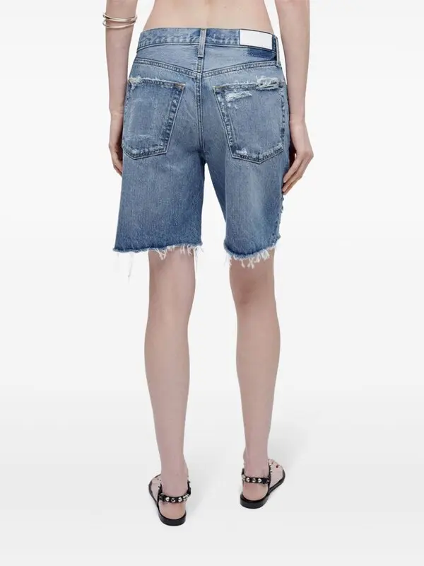 RE/DONE Long Denim Shorts