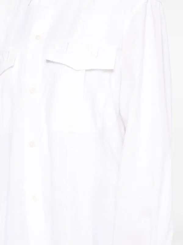 MARINE SERRE Upcycled Twin Pocket Shirt
