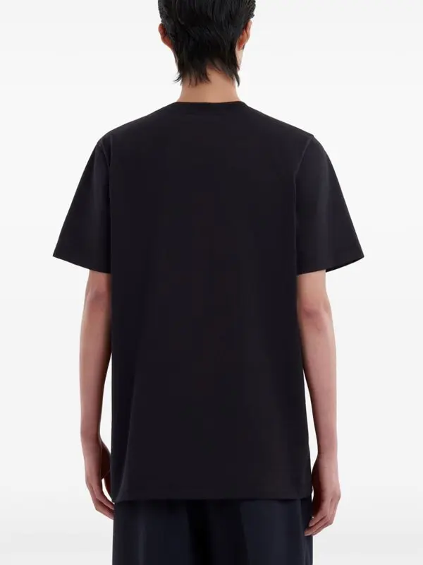 Marni Cotton T-shirt With Logo Patch