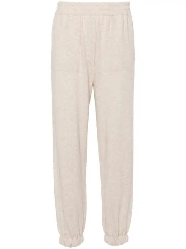 Brunello Cucinelli Cashmere Track Pants - Neutrals