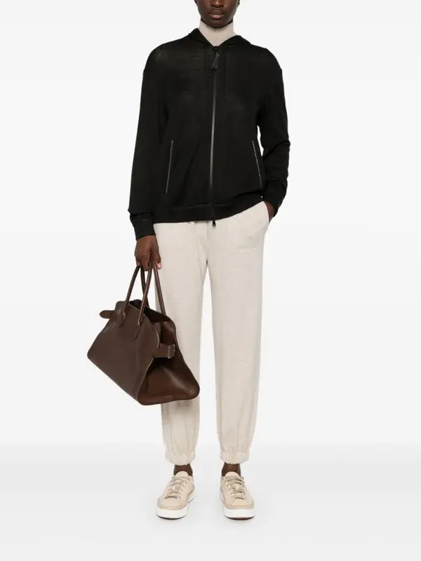 Brunello Cucinelli Cashmere Track Pants - Neutrals