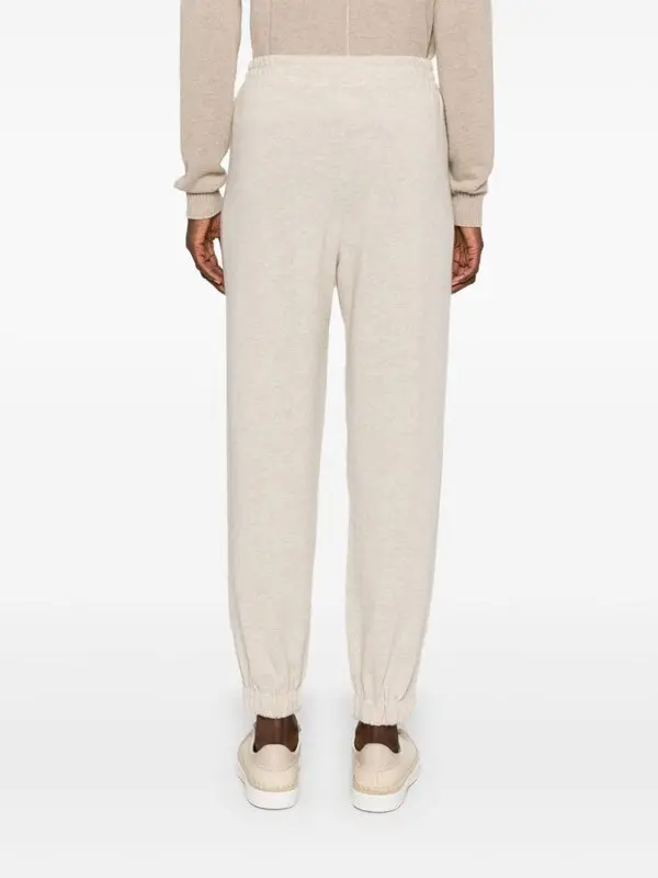 Brunello Cucinelli Cashmere Track Pants - Neutrals