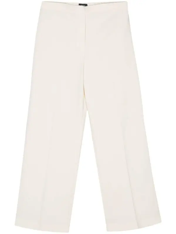 Theory Wide-leg Crepe Trousers