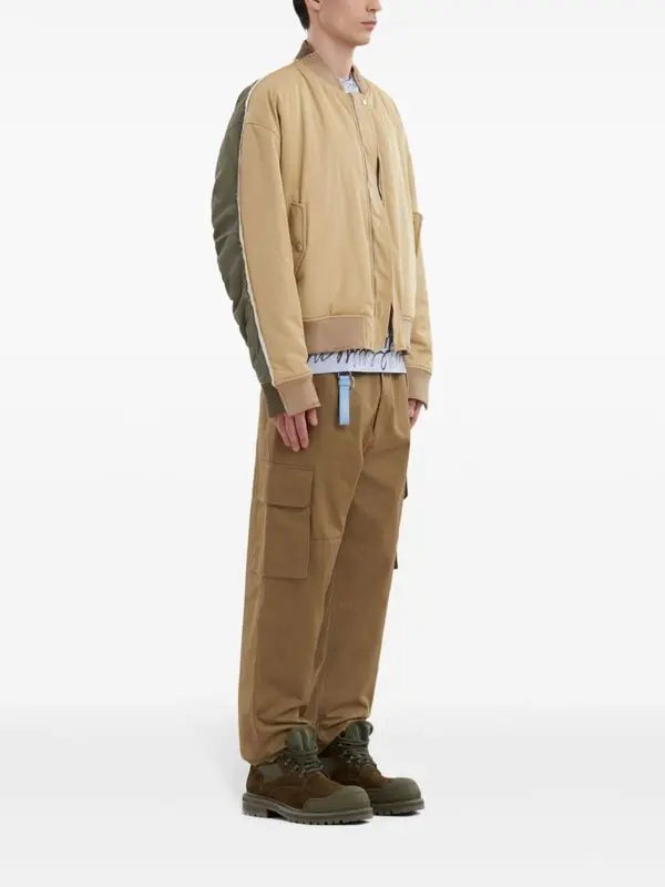 Marni Two-tone Bomber Jacket - Neutrals