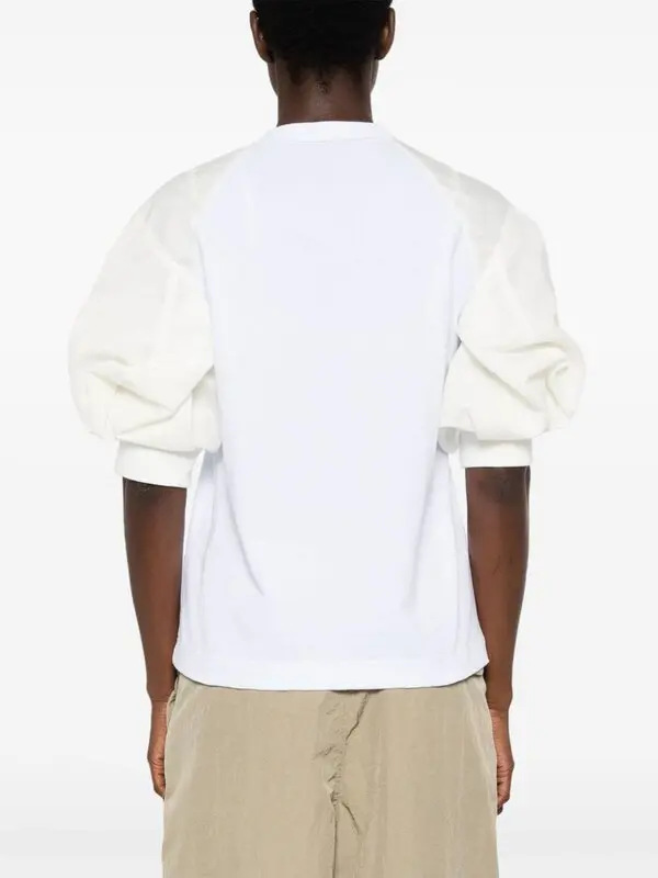 Sacai Cotton Jersey T-shirt - White