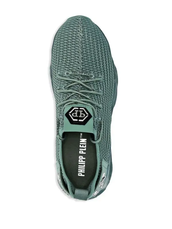Philipp Plein Runner Hyper $hock Sneakers - Green