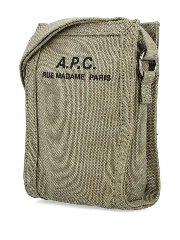 A.p.c. Mini Canvas Messenger Bag
