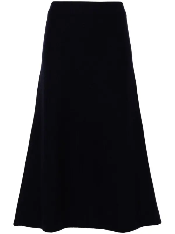 JIL SANDER A-line Midi Skirt - Blue