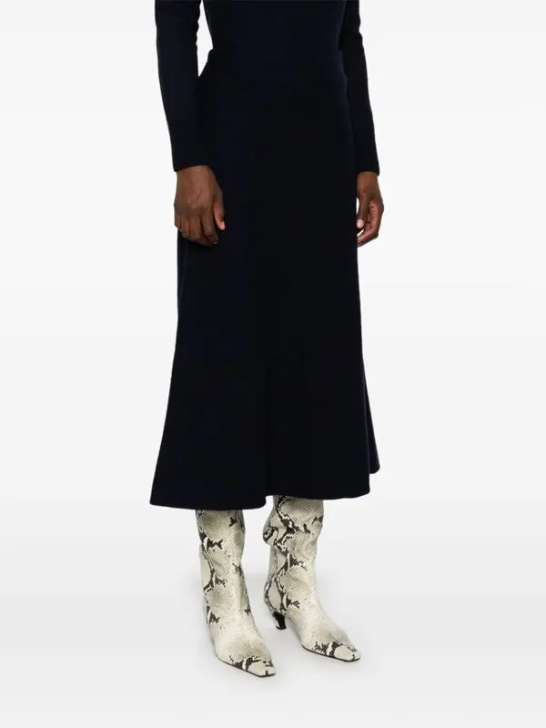 JIL SANDER A-line Midi Skirt - Blue