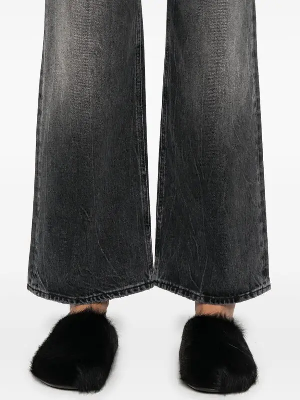 HAIKURE Wide Leg Jeans - Black