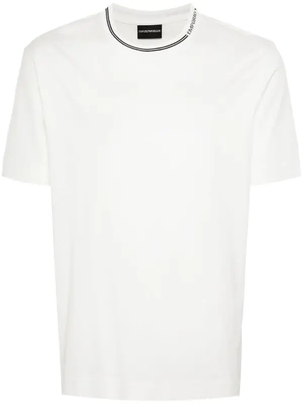 Emporio Armani Logo-collar T-shirt