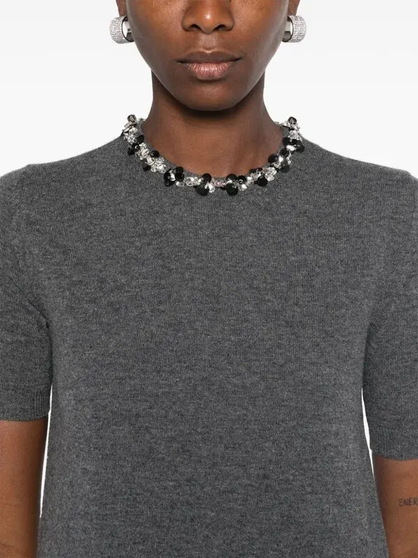Valentino Garavani Embroidered Wool Sweater