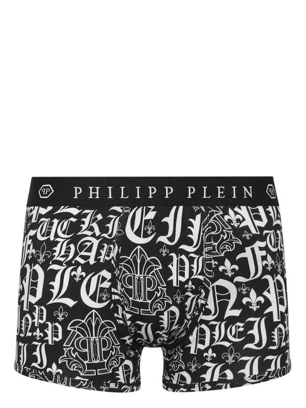 Philipp Plein Logo-print Boxers - Black