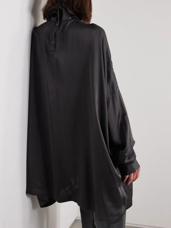 Rick Owens Asymmetric Satin Top