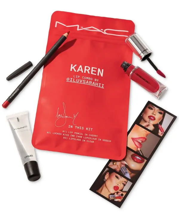 m.a.c travel exclusive lip kit bold Mac Mini Lipsticks Set of 5 & Bag Sealed #BOLD - NEW stopping moment that turns heads Mac Cosmetics 3-Pc. Lip Combo