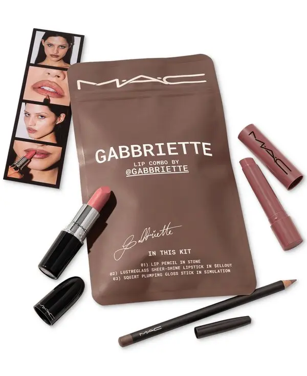 MAC COSMETICS 3-pc. Lip Combo @gabbriette Set