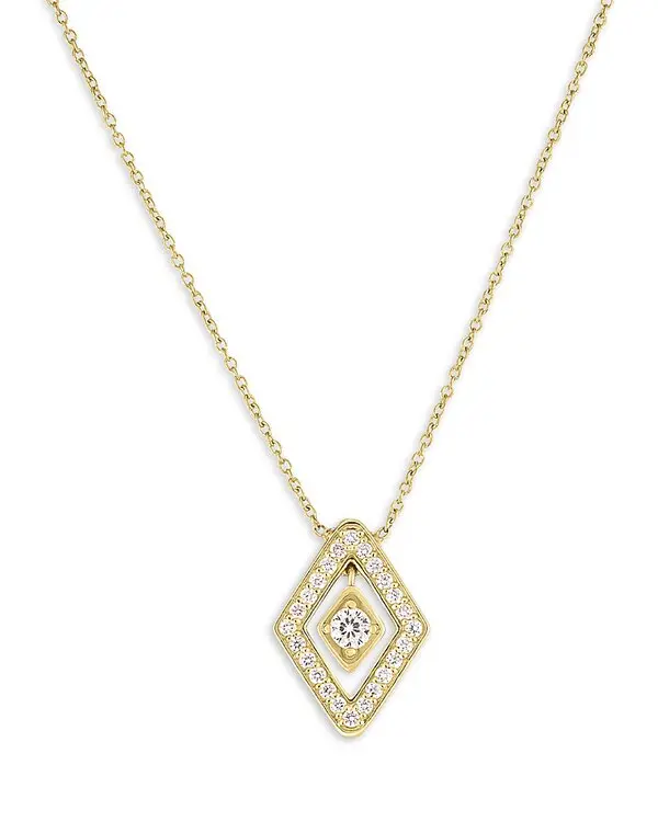 Roberto Coin 18k Yellow Diamante Diamond Pendant Necklace - Gold