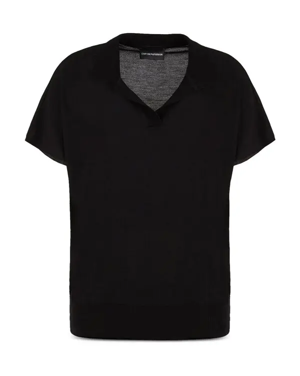 Emporio Armani Polo Collar Sweater
