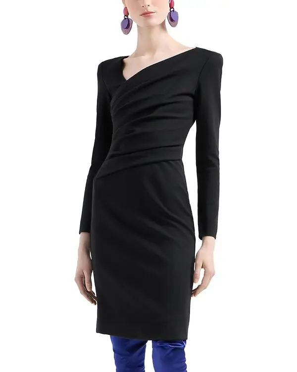 Emporio Armani Asymmetric Dress - Black