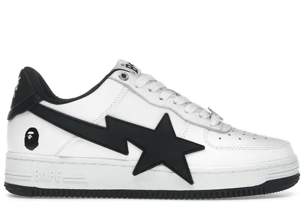 A BATHING APE Sta Os #2in - White/black