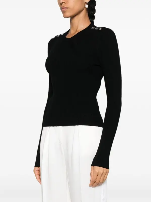 Pinko Love Birds-motif Sweater - Black