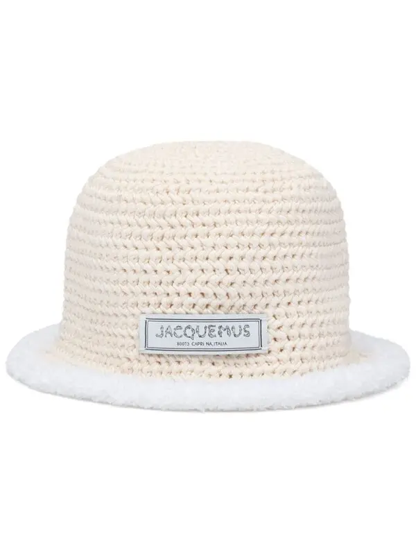 Jacquemus Le Bob Bordino Bucket Hat - Neutrals