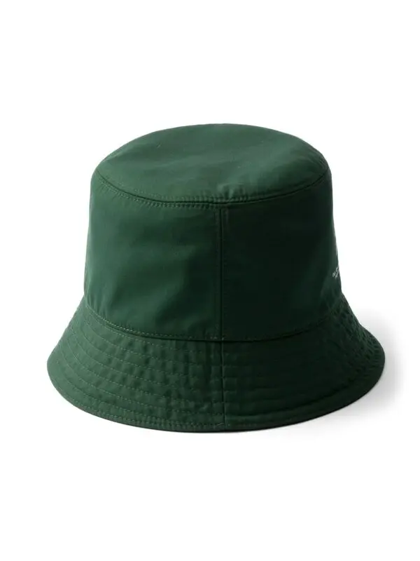 Prada Reversible Technical Cotton Bucket Hat - Green
