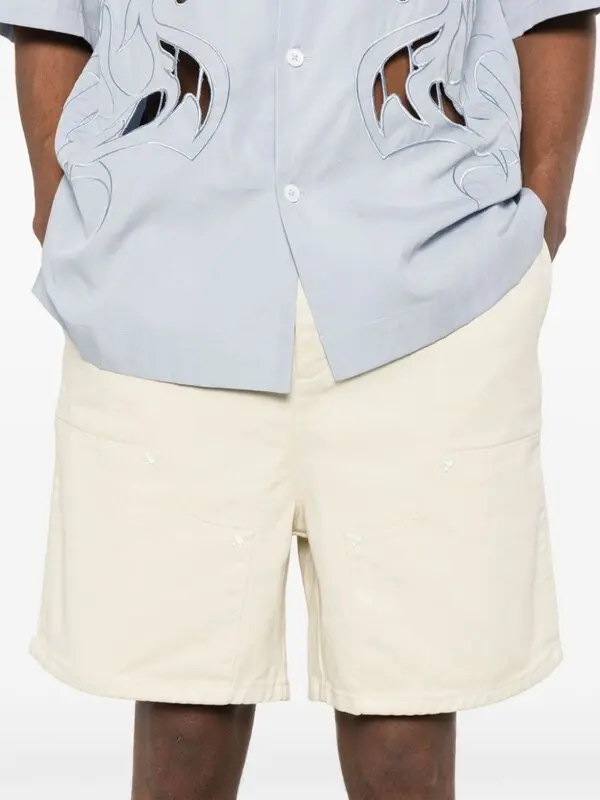 3.PARADIS Stud-embellished Bermuda Shorts