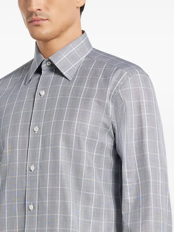 TOM FORD Check-print Cotton Shirt